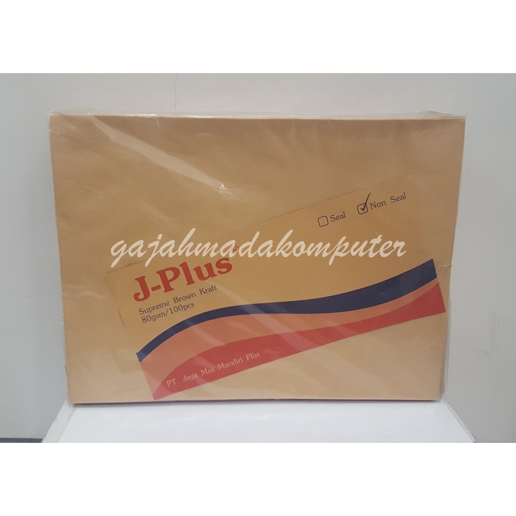 Jual Amplop Kertas Coklat Samson C merk J Plus uk A4 isi 100pcs ...