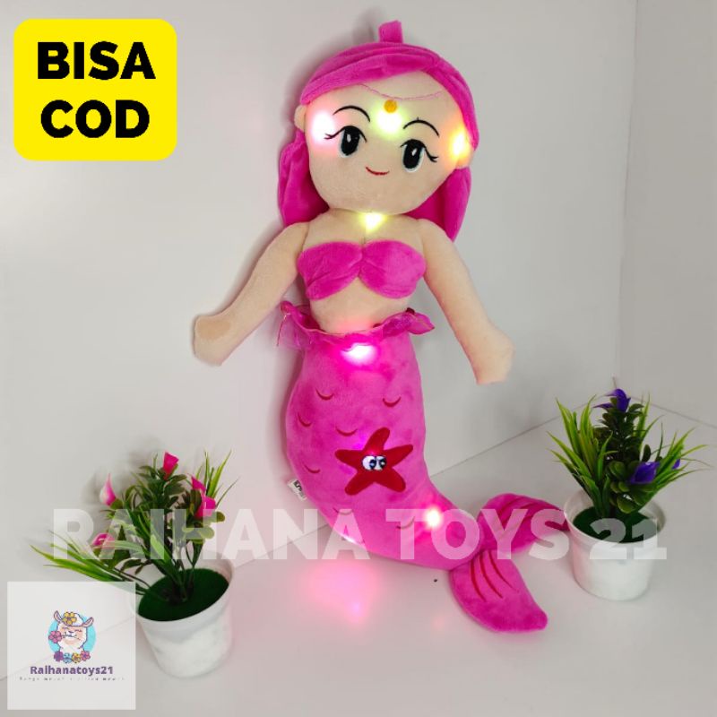 Jual Boneka Mermaid Queen LED import, Boneka putri duyung Boneka ...