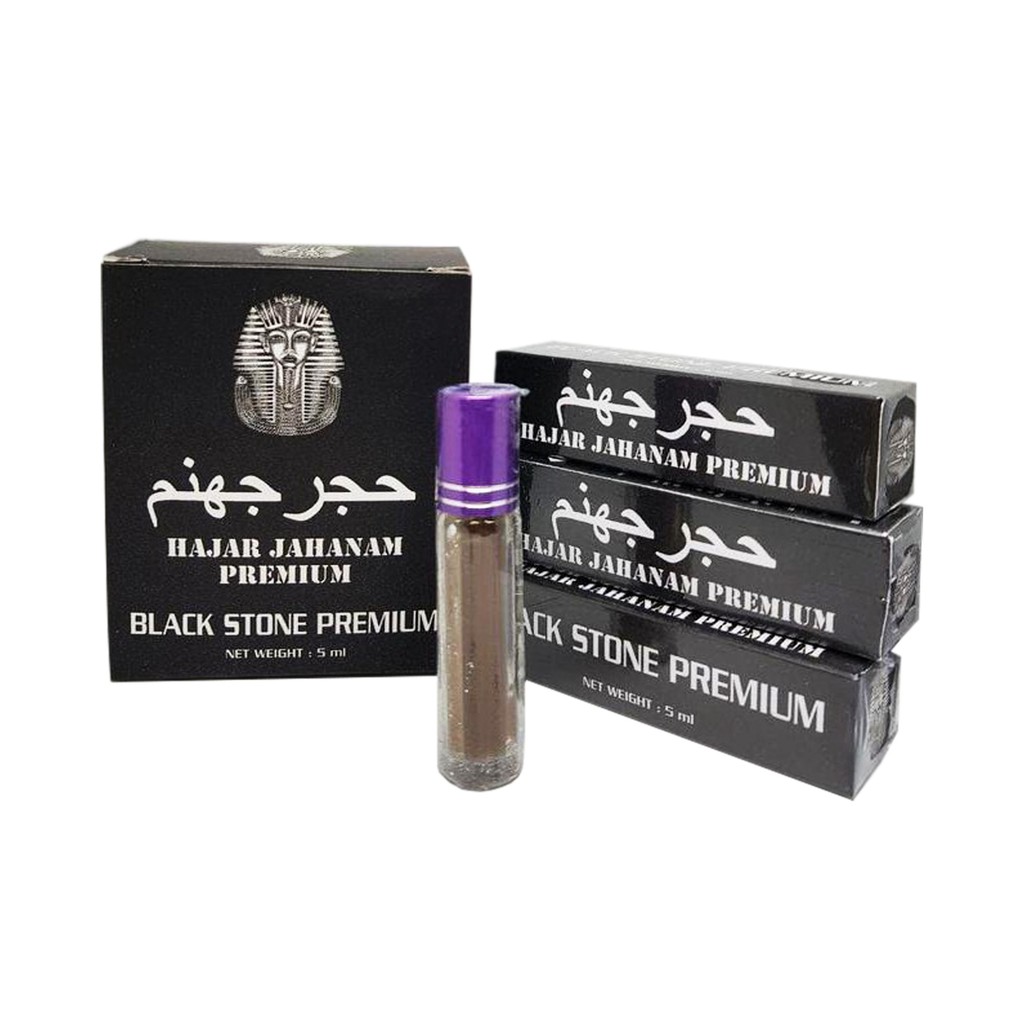 Jual HAJAR JAHANAM mesir Black Stone Premium 5ml | Shopee Indonesia