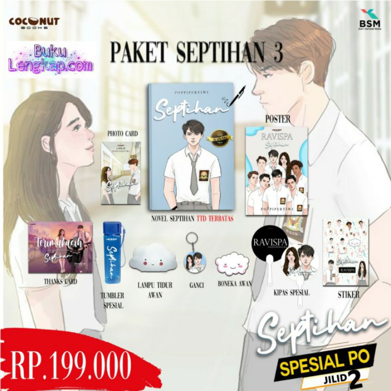 Jual buku Novel Septihan - Poppi Pertiwi original | Shopee Indonesia