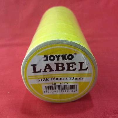 Jual Joyko Label Harga Size 16 mm x 23 mm 1 baris kuning | Shopee Indonesia