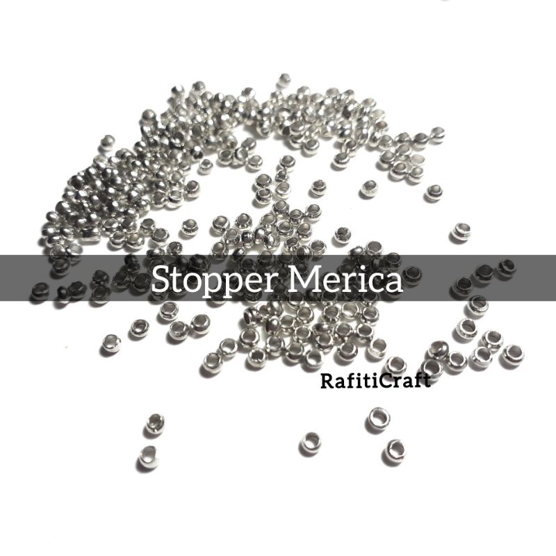 Jual (100pcs) Stopper Merica 2.0 2.5 Tali Senar Kenur || RafitiCraft ...