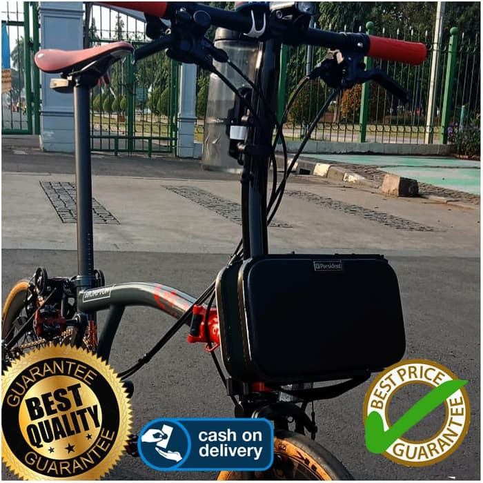 Jual President Koper Mini Untuk Sepeda Lipat Brompton Fnhon Front Bag ...