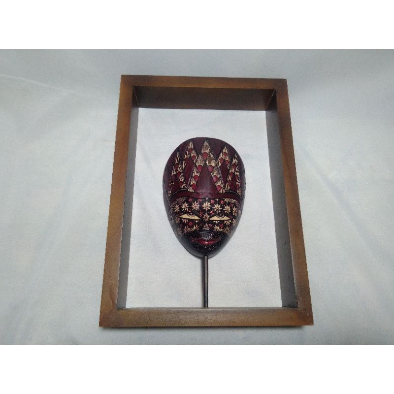 Jual topeng batik / topeng / pigura / frame / mask / topeng pigura ...