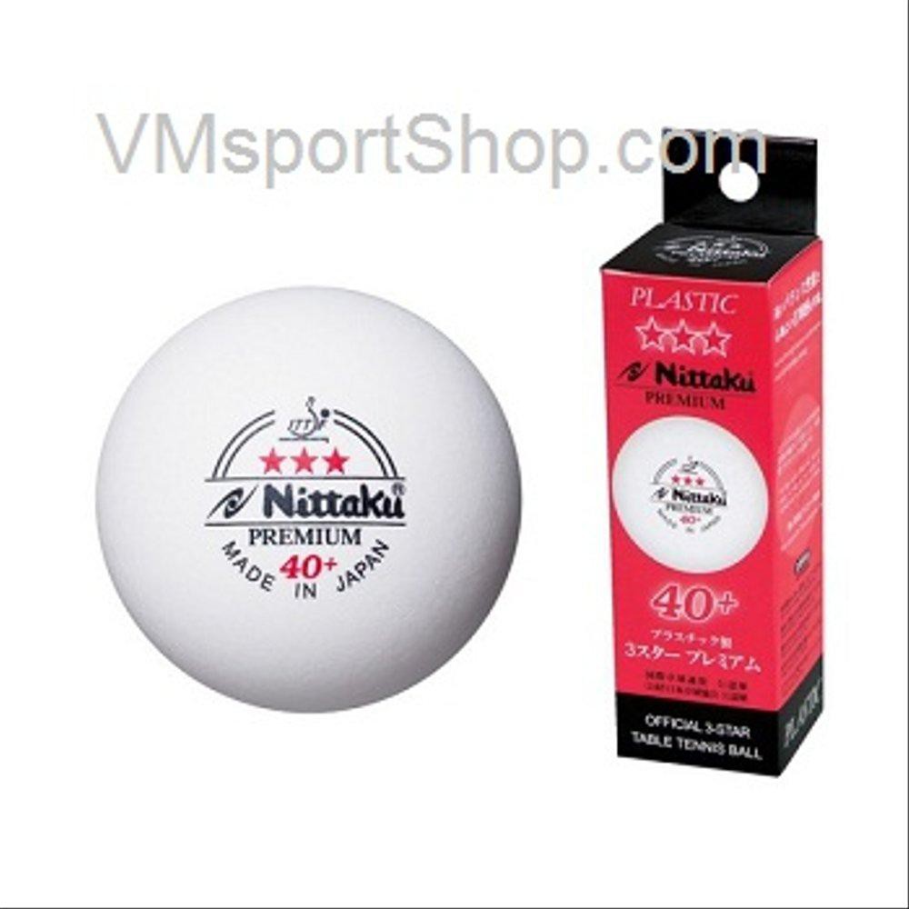 Jual Nittaku Premium 3* Poly 40+ > Bola Pingpong 3 Bintang Isi 3 last st | Shopee Indonesia