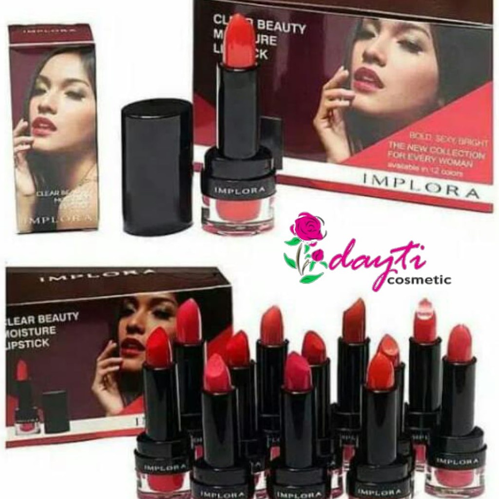 Jual Implora Lipstik Clear Beauty Moisture exp 08 - 2025 | Shopee Indonesia