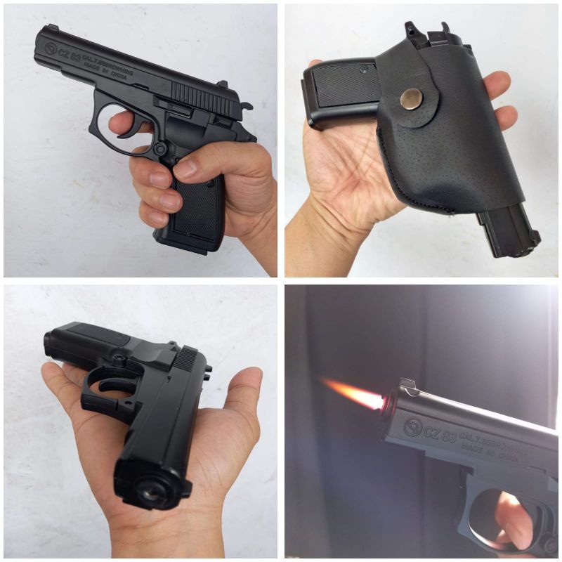Jual korek api model pistol full besi | Shopee Indonesia