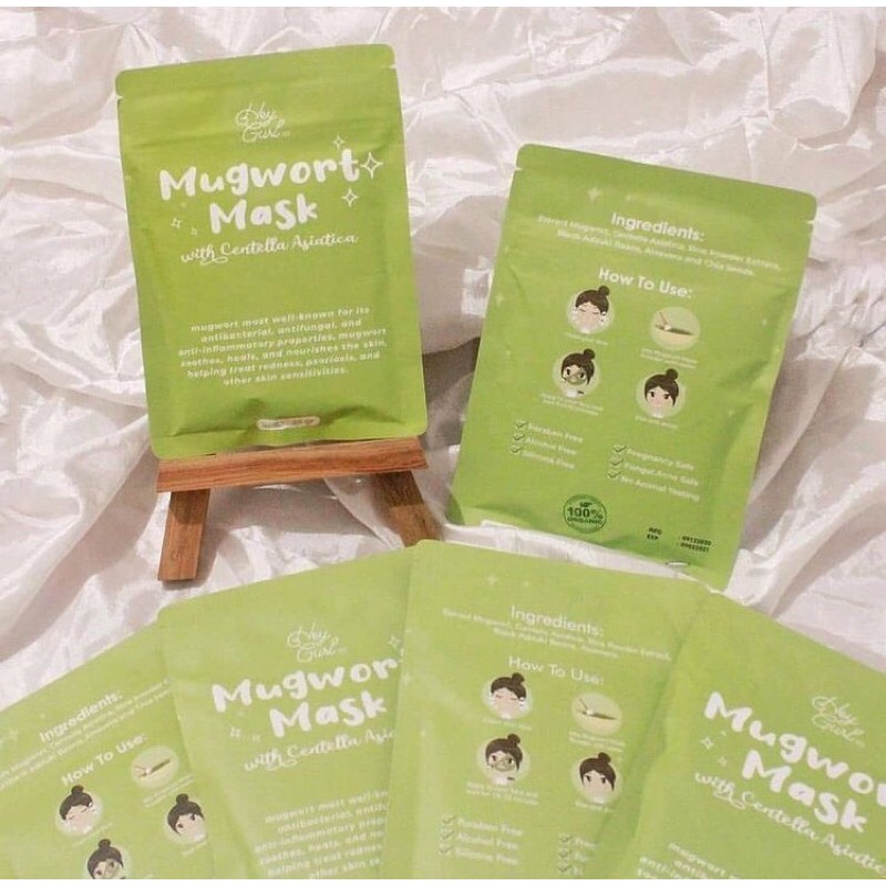 Jual Mugwort Mask by Hey Gurl! (FREE GIFT!) | Shopee Indonesia