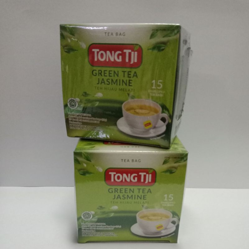 Jual Tong Tji Green Tea Jasmine / Try Hijau Melati. teh celup/teabag ...