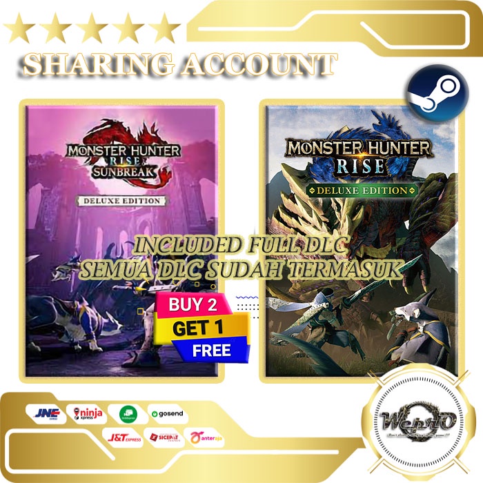 Jual MONSTER HUNTER RISE + ALL DLC PC ORIGINAL - PC GAME - GAME PC LAPTOP | Shopee Indonesia