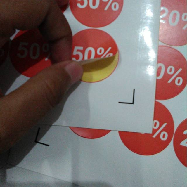 Jual Custom Sticker ukuran diameter 3 cm atau 3 x 3 cm | Shopee Indonesia