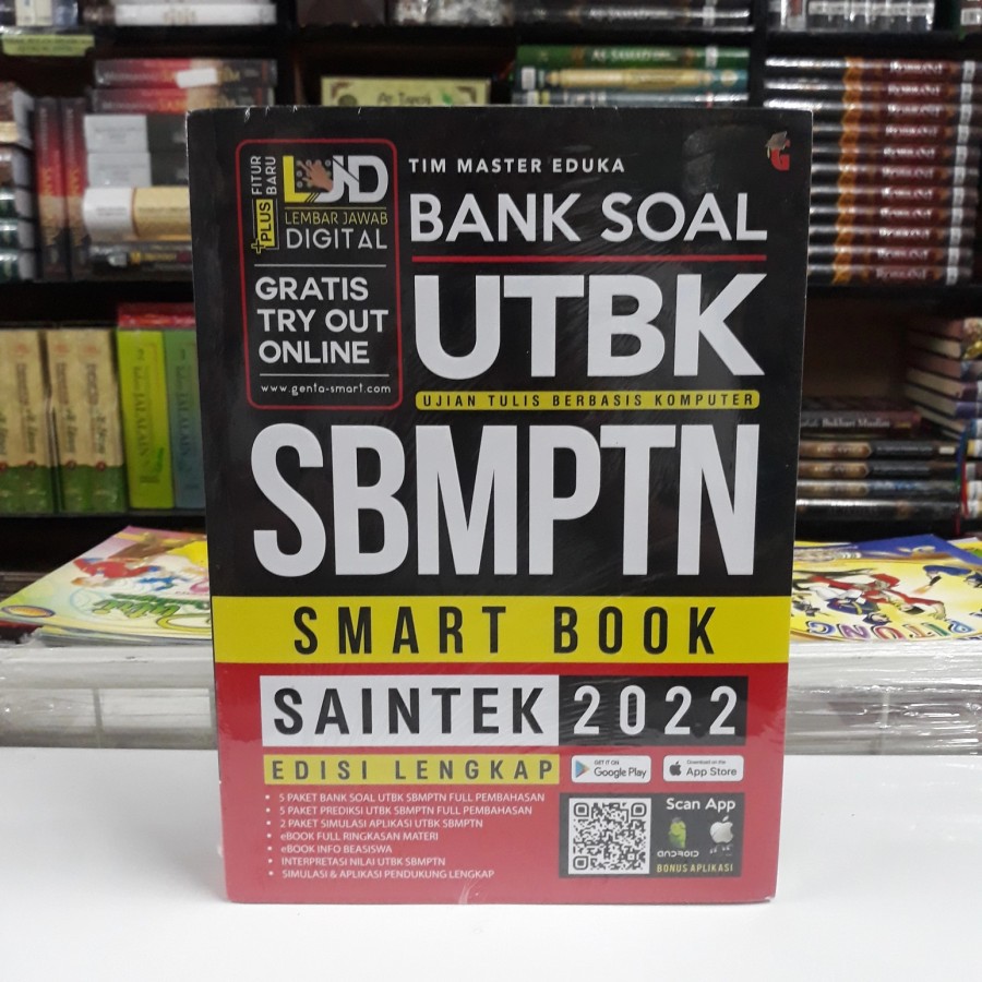 Jual BUKU BANK SOAL UTBK SBMPTN SAINTEK 2022 SMART BOOK THE KING BEST SELLER ORIGINAL | Shopee ...
