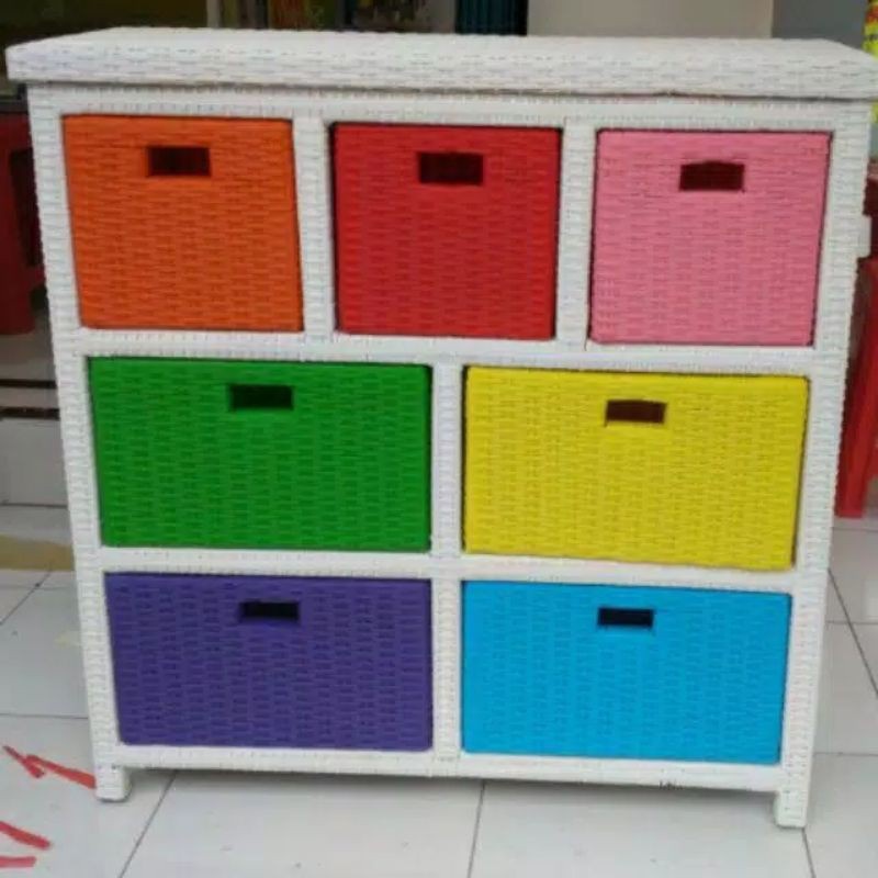 Jual Lemari/ Kabinet/Rak laci 7 laci atas | Shopee Indonesia