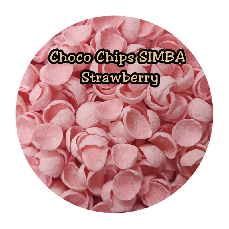 Jual Choco Chip simba strawberry 1kg | puputproject | Shopee Indonesia