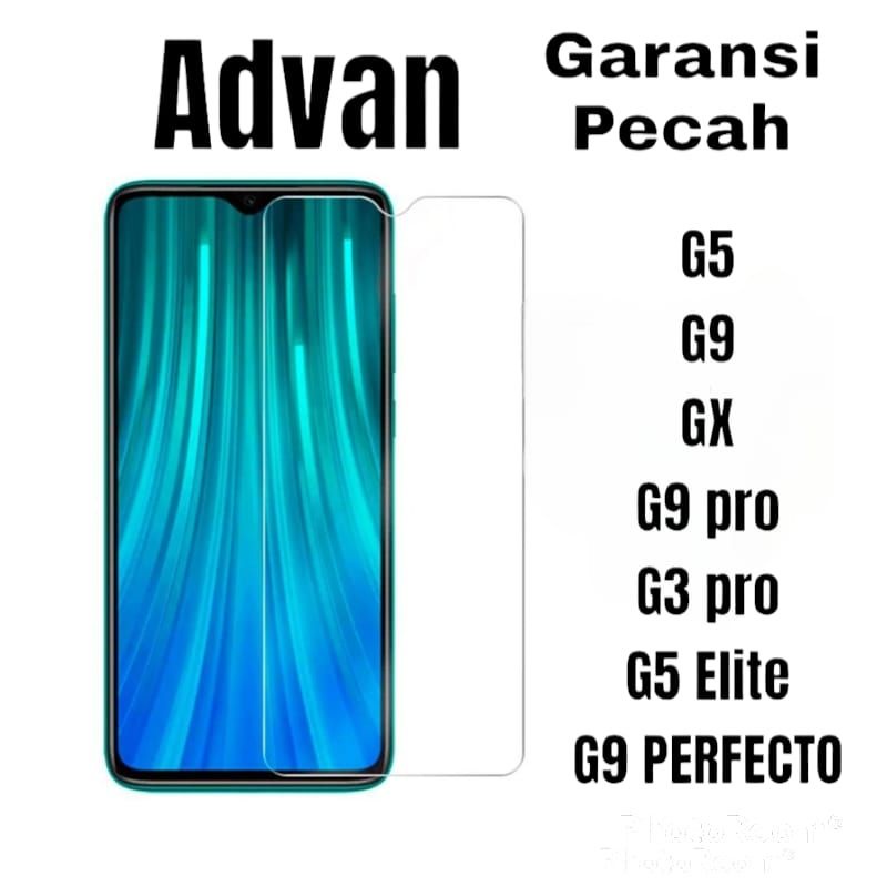 Jual Advan G5 G9 GX G9 PRO G3 PRO G5 ELITE G9 PERFECTO Temper Glass Anti Gores Kaca Bening Clear ...
