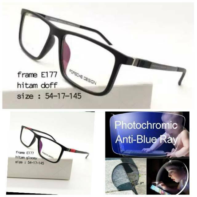 Jual KACAMATA MINUS ANTI RADIASI PHOTOCROMIC BLUERAY, KACA MATA PRIA ...