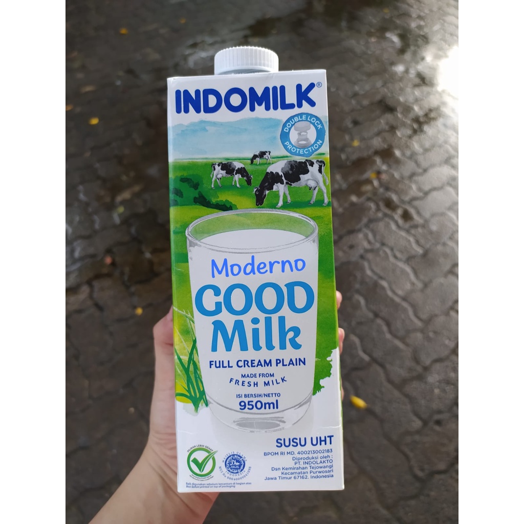 Jual Indomilk UHT full cream plain 950ml | Shopee Indonesia