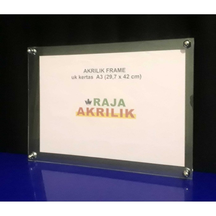 Jual Acrylic Photo Frame Table Top - Bingkai Foto Akrilik Meja - A3 ...