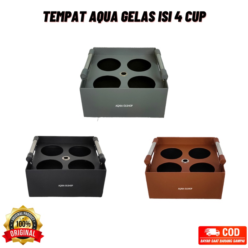 Jual Rak Aqua Gelas Isi 4 Cup Model Kotak Tempat Air Mineral Botol ...