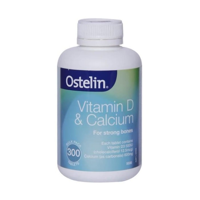 Jual Ostelin Calcium Kalsium Vitamin D3 Calsium Kalcium Vit D 3 300 ...