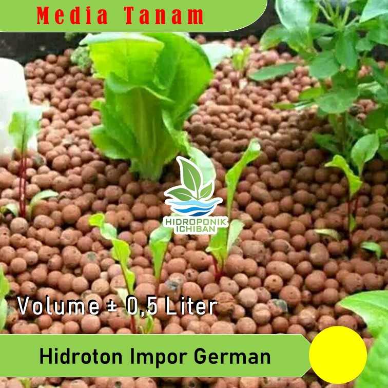 Jual HIDROTON IMPOR JEMAN Hydroton Germany Media Tanam Hidroponik 0,5 L ...