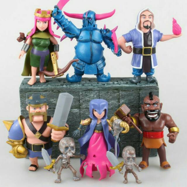 Jual Clash of clans action figure set 6 pcs | Shopee Indonesia