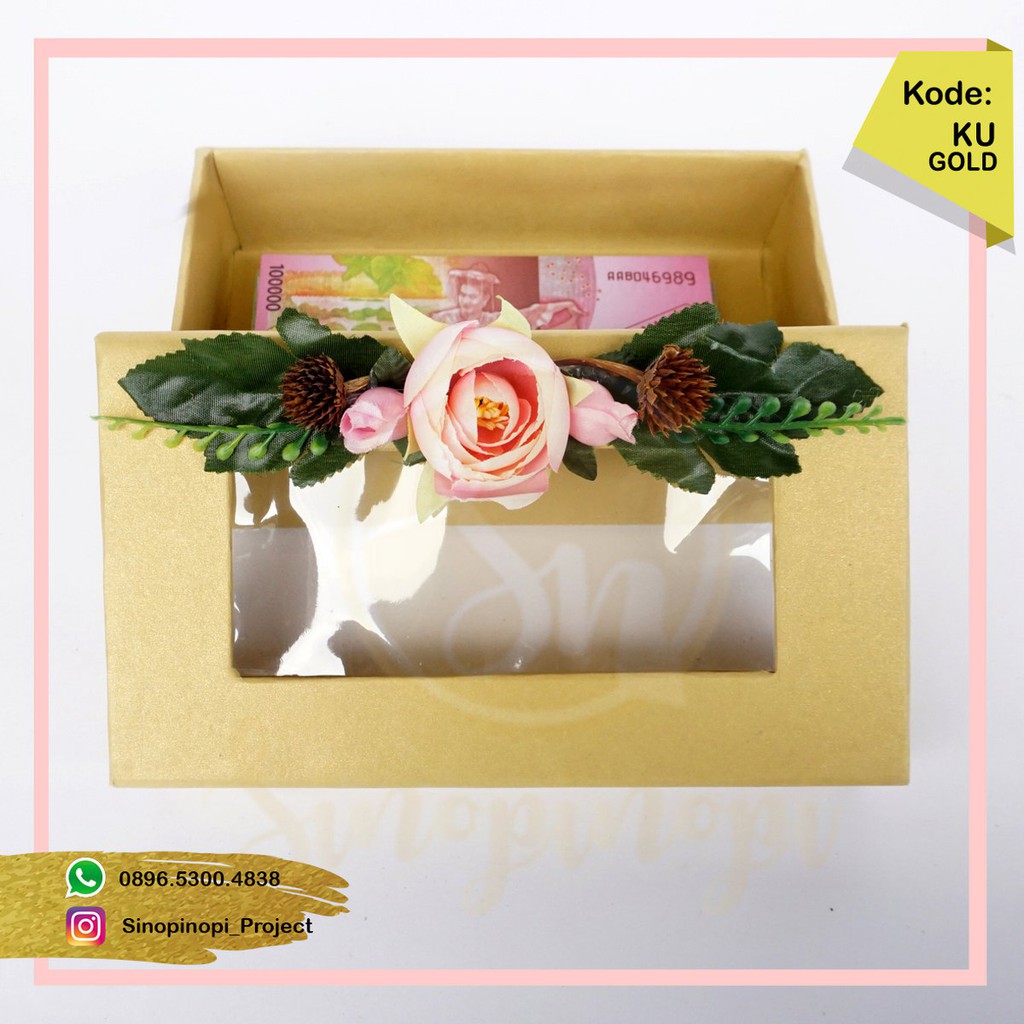 Jual TEMPAT UANG MAHAR PASTEL | MONEY BOX KOTAK UANG RUSTIC | LAMARAN ...