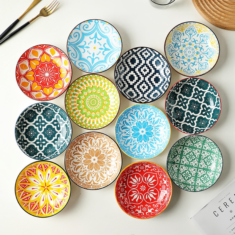 Jual Piring Saus Saji Jetro Unik Warna-Warni Bahan Keramik Tableware ...