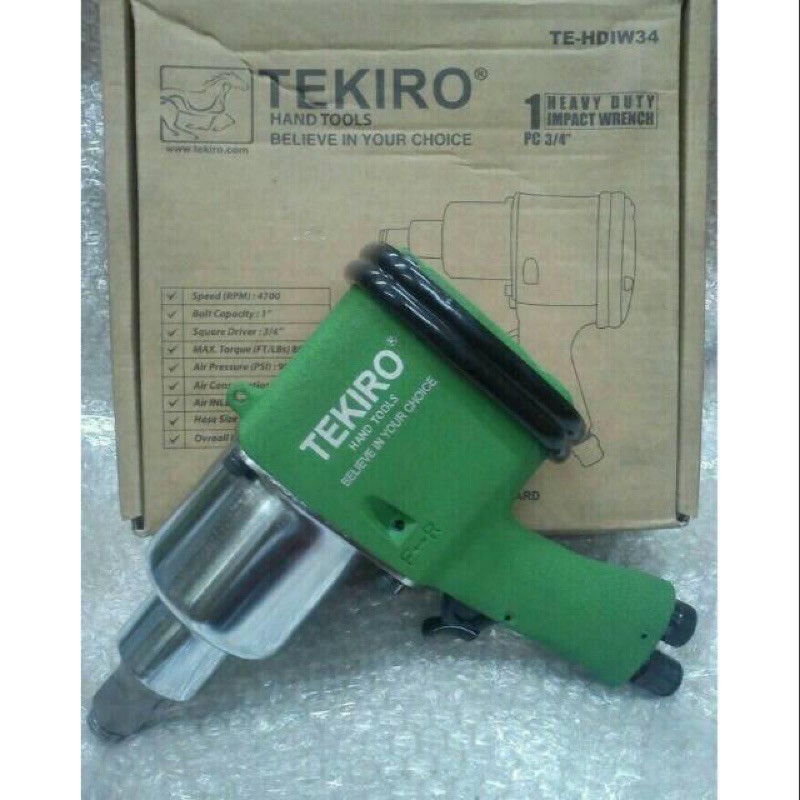 Jual Alat impact buka pasang baut tenaga angin TEKIRO air impact 3/4 ...