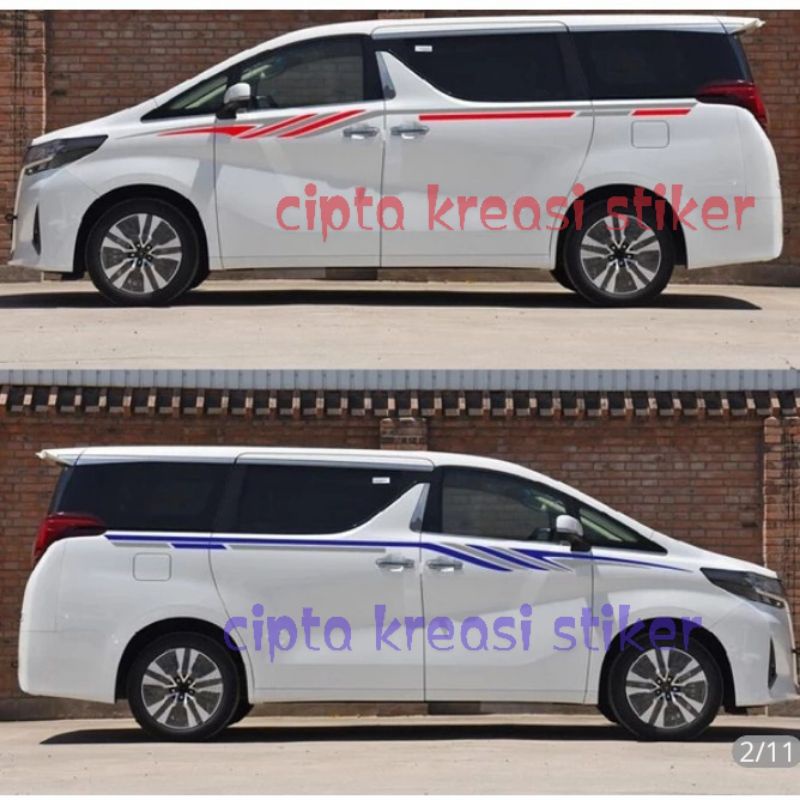 Jual STIKER CUTTING VARIASI LIST STIKER MOBIL ALPHARD UNIVERSAL ...