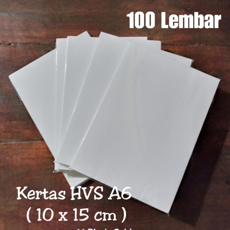 Jual Kertas HVS A6 100 Lembar (Resi Pengiriman) | Shopee Indonesia