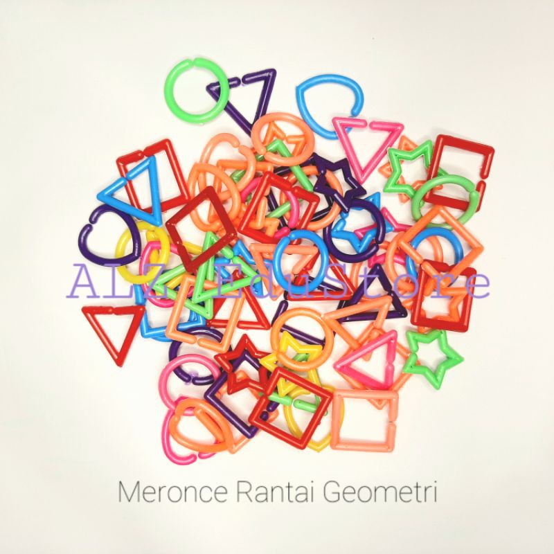 Jual ALZ Mainan Sensory Meronce Rantai Geometri | Shopee Indonesia