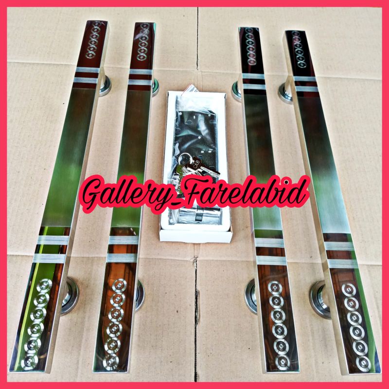 Jual Handle Pintu Rumah Stainless Stell Kotak Jumbo Grafir 60 Cm Full ...