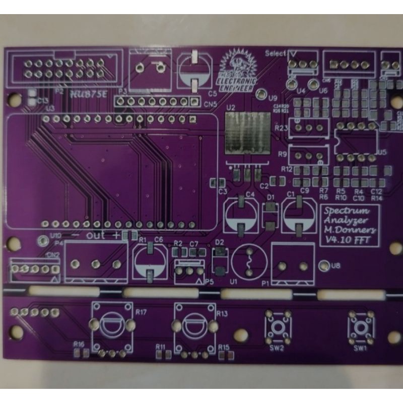 Jual PCB FFT Spectrum analyzer by Mark Donners | Shopee Indonesia