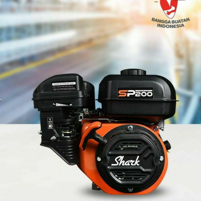 Jual Mesin Penggerak Bensin 6.5HP SHARK SP 200/Gasoline Engine SHARK SP200 | Shopee Indonesia