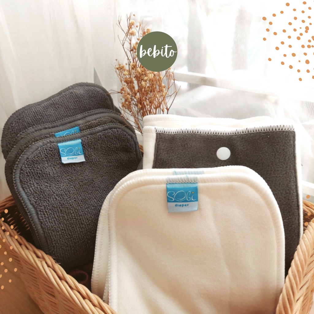 Jual SOBI Insert Bamboo, Microfiber, Overnight | BEBITO | Shopee Indonesia