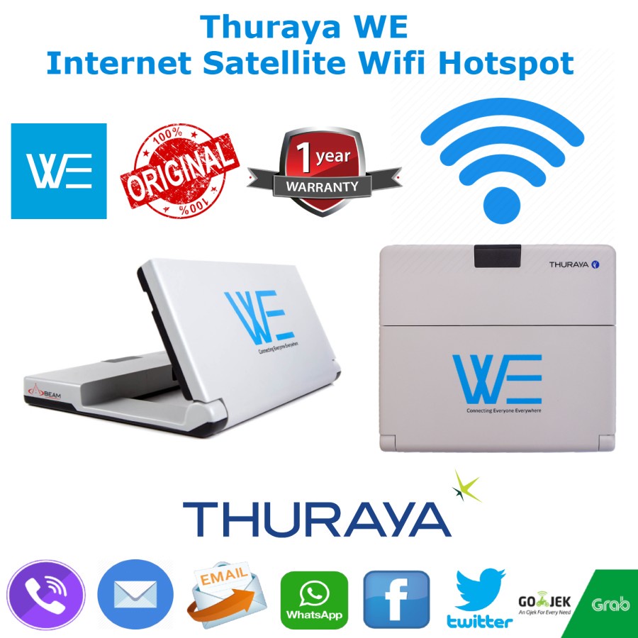 Jual Thuraya WE Modem Internet Satelit Wifi Hotspot (Data, Voice, SMS ...