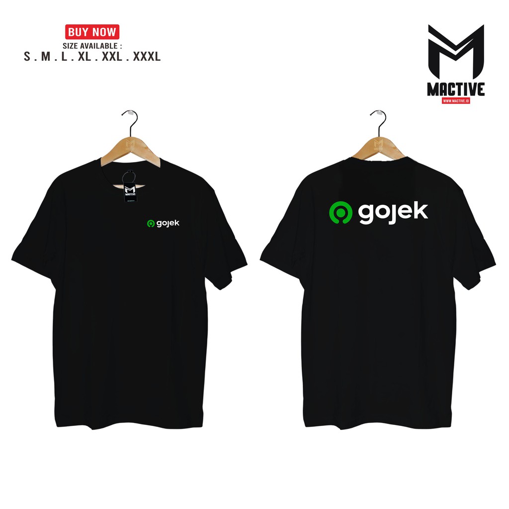 Jual Kaos Sablon GOJEK BARU Atasan Pria Baju Pria - MACTIVE | Shopee ...