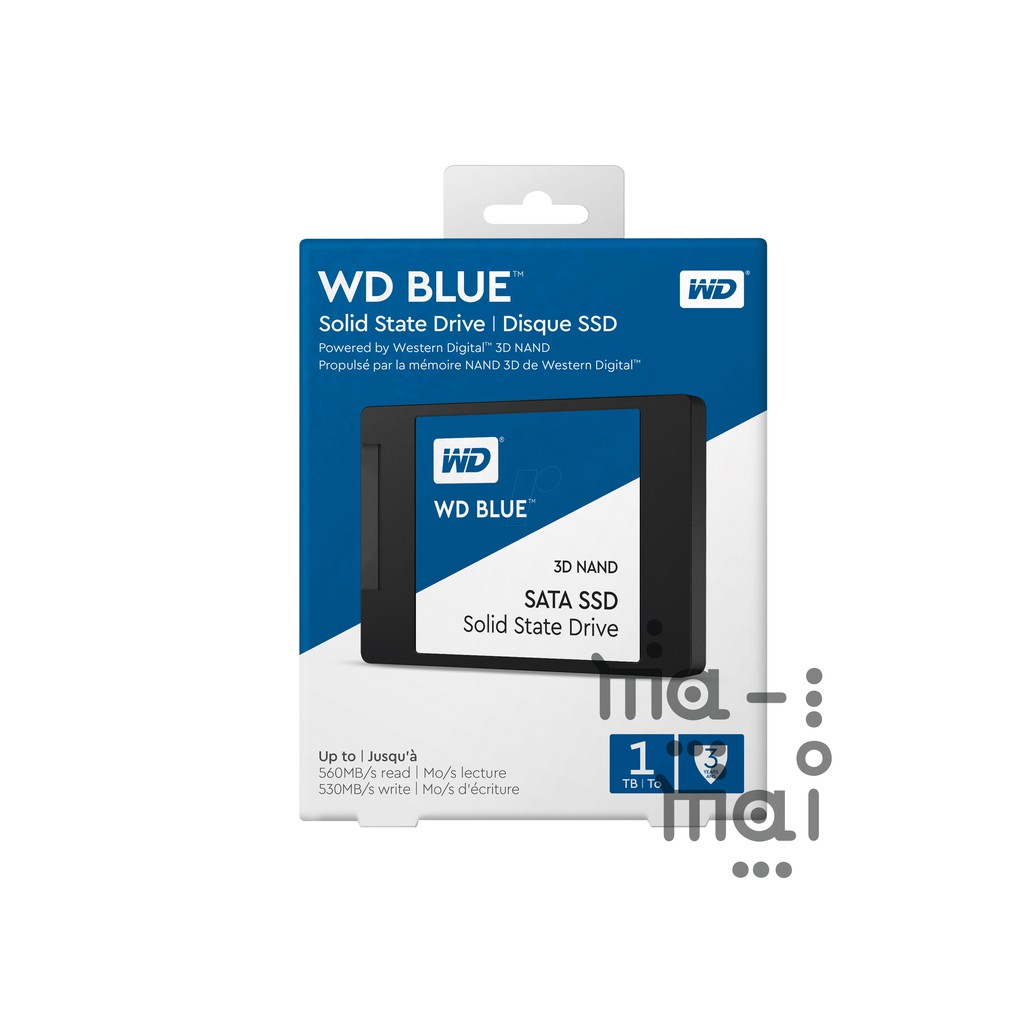 Jual WD SSD BLUE WDS100T2B0A 1 TB 2,5" SATA SSD WD SSD BLUE 1TB 3D NAND ...