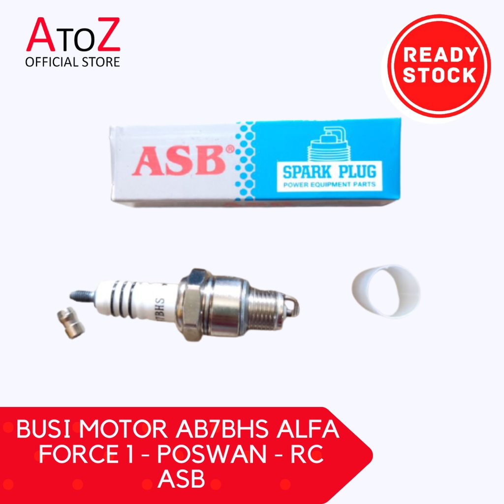 Jual BUSI MOTOR AB7BHS ALFA - FORCE 1 - POSWAN - RC ASB | Shopee Indonesia
