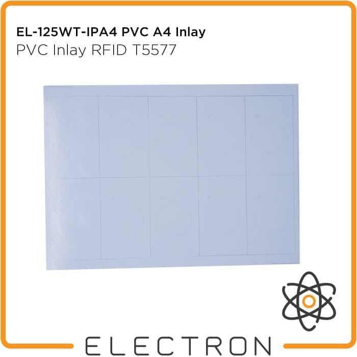 Jual T5577 A4 Inlay PVC RFID 125kHz Rewritable Duplicate Clone Copy ...