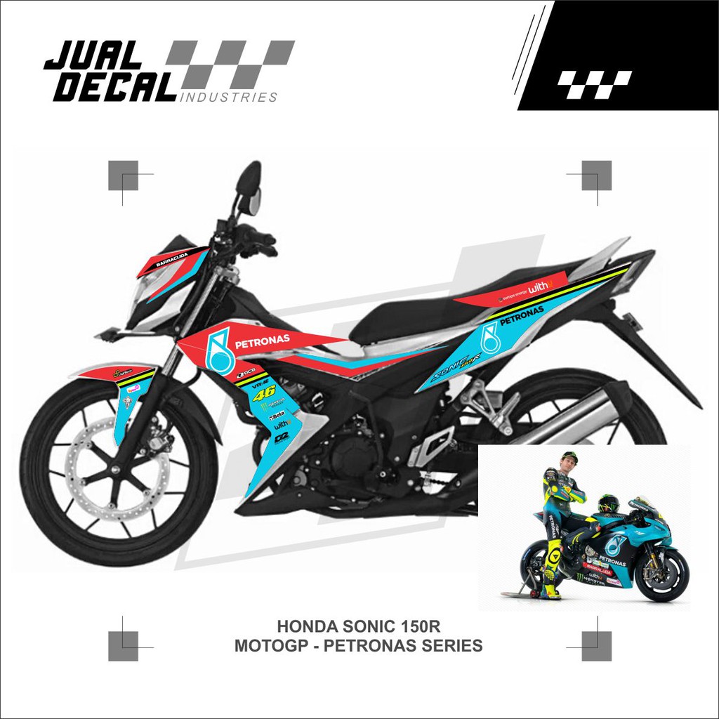 Jual Striping Motor Sonic Motif Petronas | Stiker Honda Sonic 150R ...