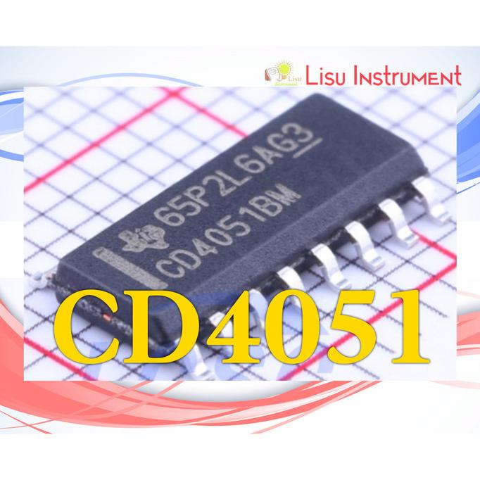 Jual CD4051BM Single 8-channel Analog Multiplexer/demultiplexer CD4051 4051 lisuin90 Segera ...