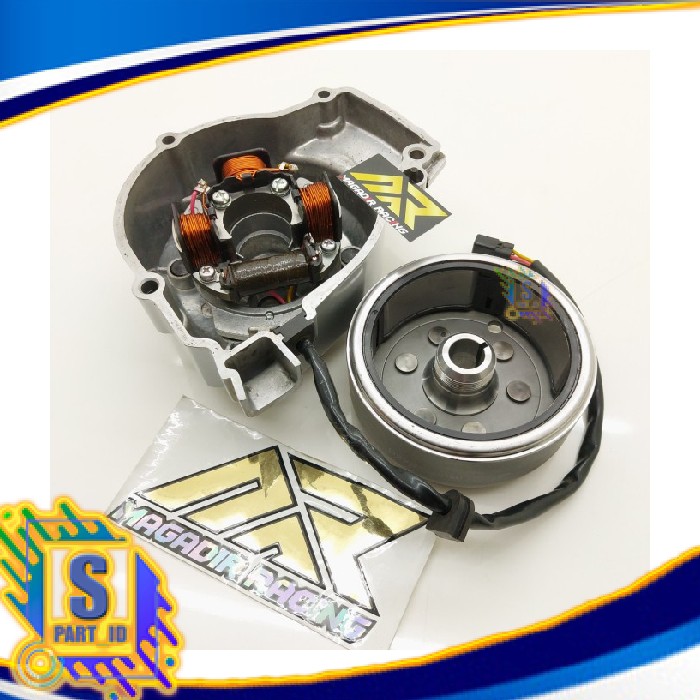 Jual Pengapian Ninja R Kis AC Second Bak Magnet dan Spul 100 Original ...