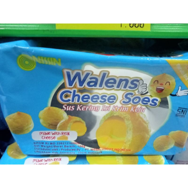 Jual Nissin walens Cho,cheese,blueberry 100g | Shopee Indonesia