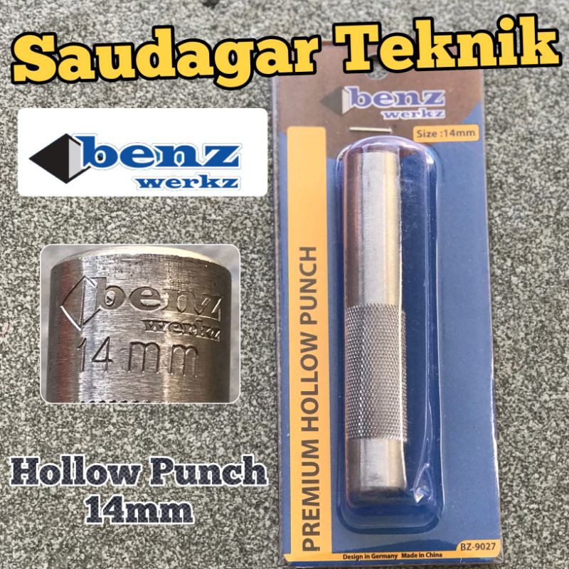 Jual Benz Hollow Punch 14mm pukul Pembuat Lubang Plong Pembolong plat ...
