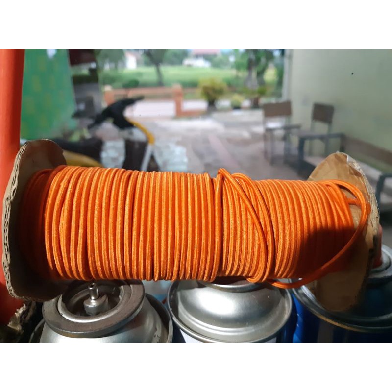 Jual Karet Tali Frame Tenda tali frame tiang tenda 1M | Shopee Indonesia