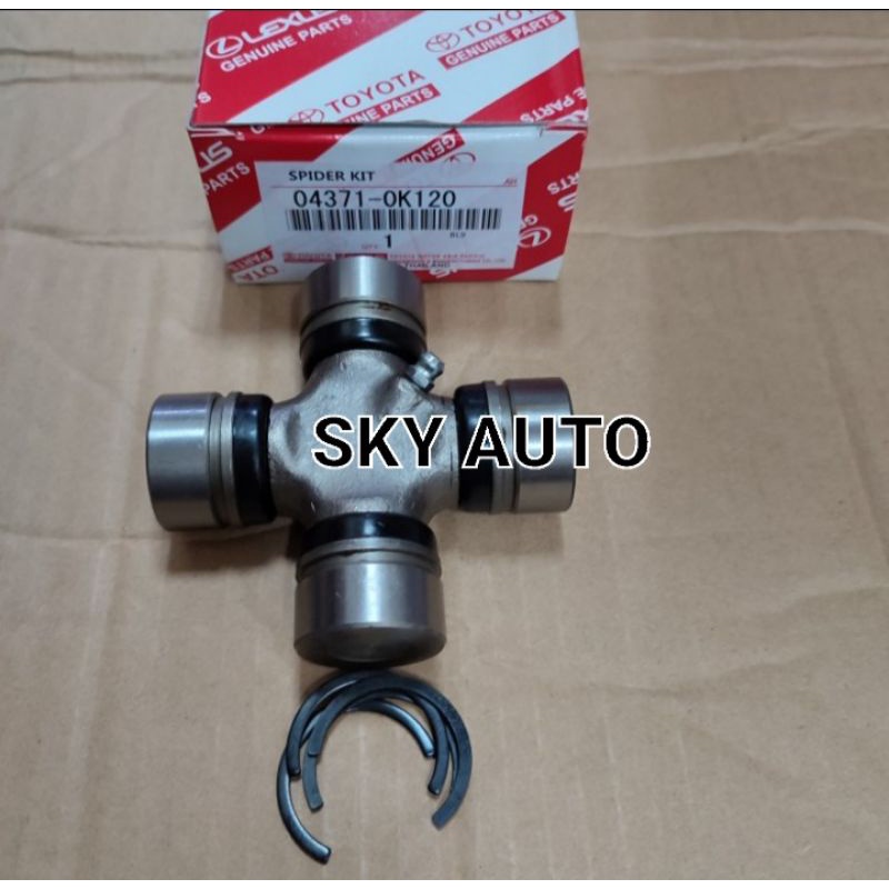 Jual SPIDER KIT CROSS JOINT TYPE A ORI TOYOTA HILUX REVO FORTUNER VRZ INNOVA REBORN(FR-RR ...