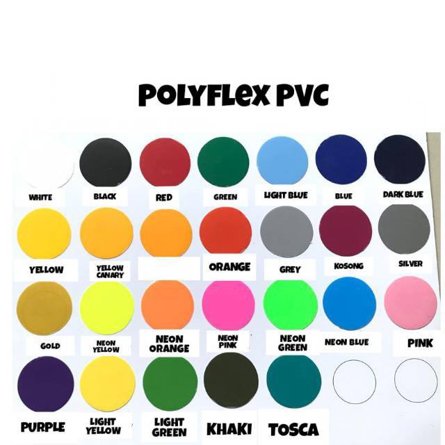 Jual BAHAN SABLON POLYFLEX PVC SKYLINE PREMIUM | Shopee Indonesia