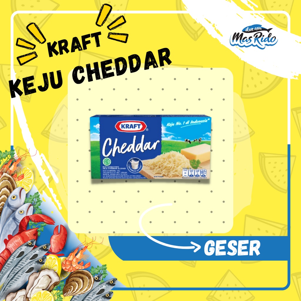 Jual Kraft Cheese Cheddar Block Calci Milk Keju Batang Parut Olahan ...